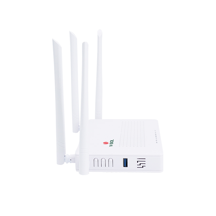 千兆Wi-Fi 5双频无线光猫 4GE+Wi-Fi 5+1USB ONT - 芯德科技