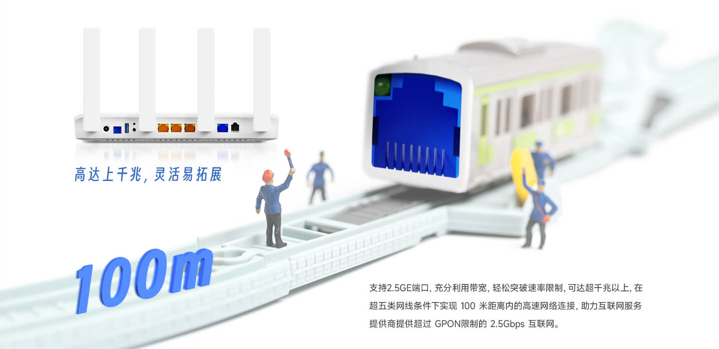 2.5GE+3GE+1POTS+1USB3.0+WiFi6 HGU光猫 - 芯德科技